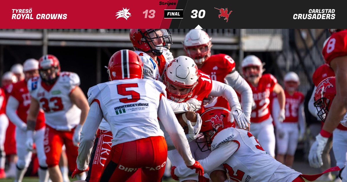 Tyresö Royal Crowns vs Carlstad Crusaders Week 1 Superserien 2025 | Superserien.se